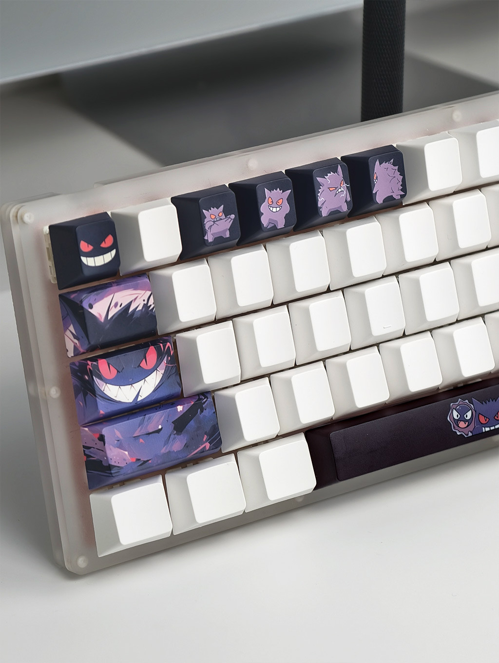 Gengar Keycaps Cherry Profile 12pcs PBT Dye Sublimation Mechanical DIY ...