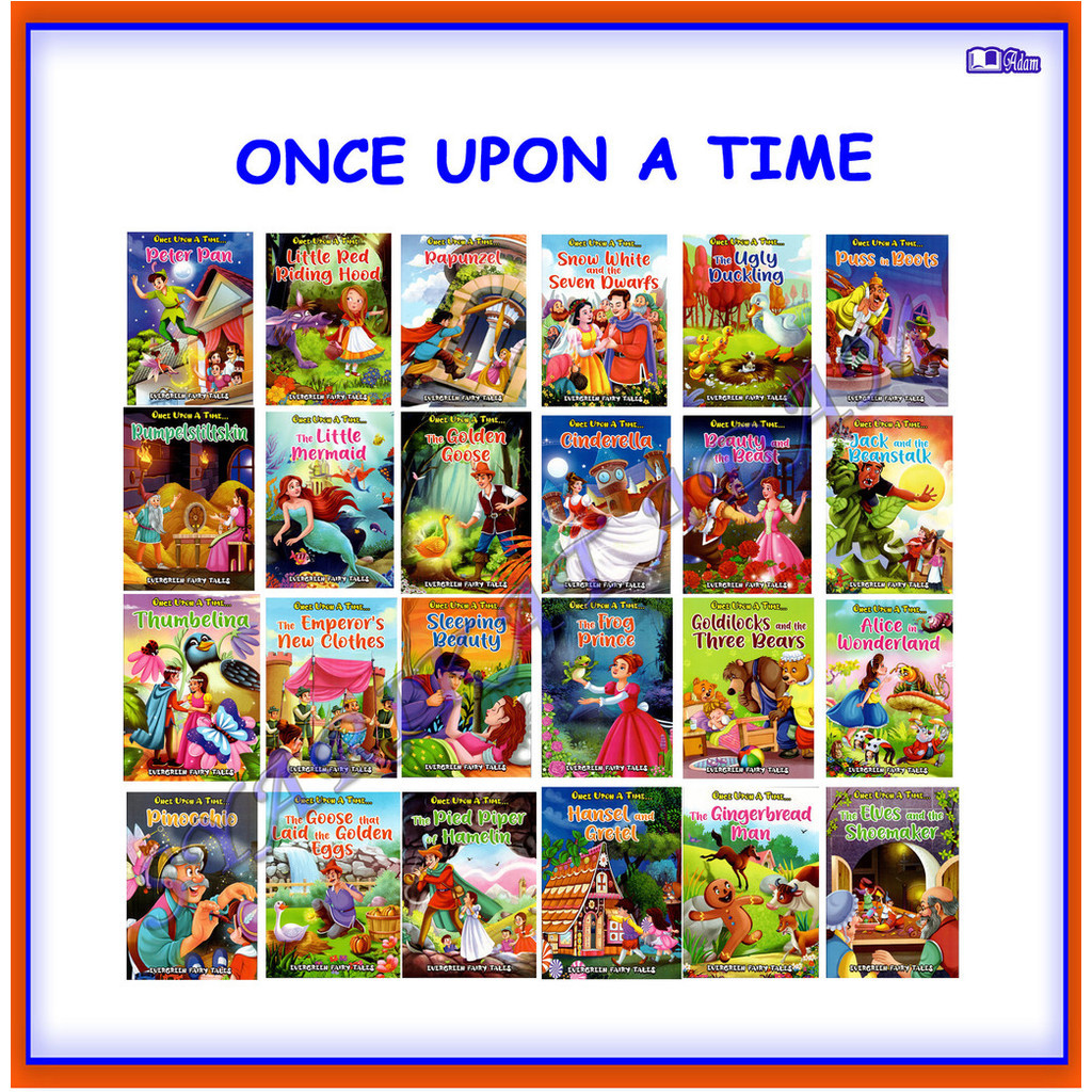 [ADM] STORY BOOK : ONCE UPON A TIME ( EVERGREEN FAIRY FALES ) | Shopee ...
