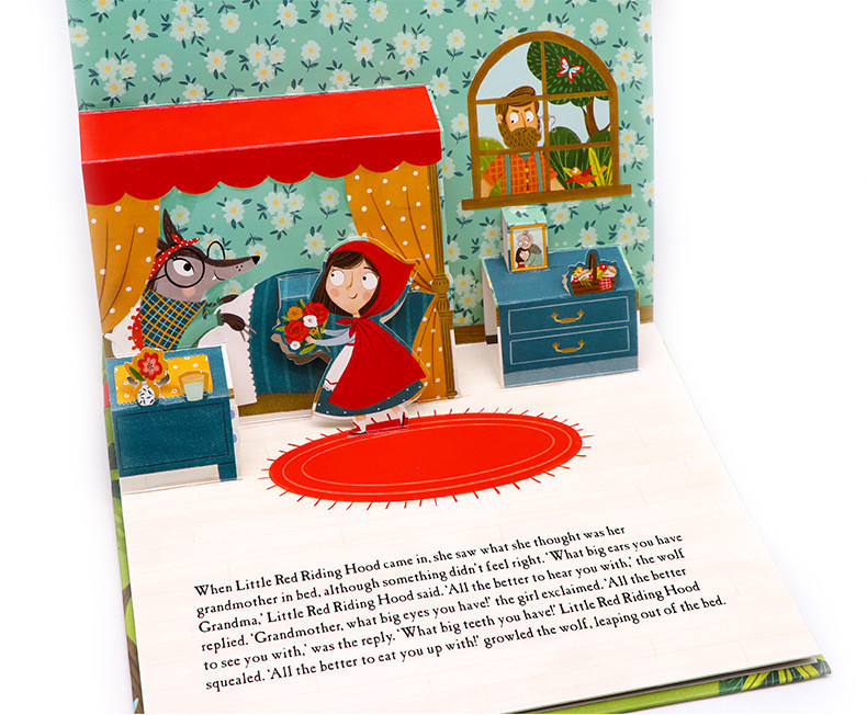 The Fairy Tale Pop-Up Book Collection English 3D Pop Up Bedtime ...