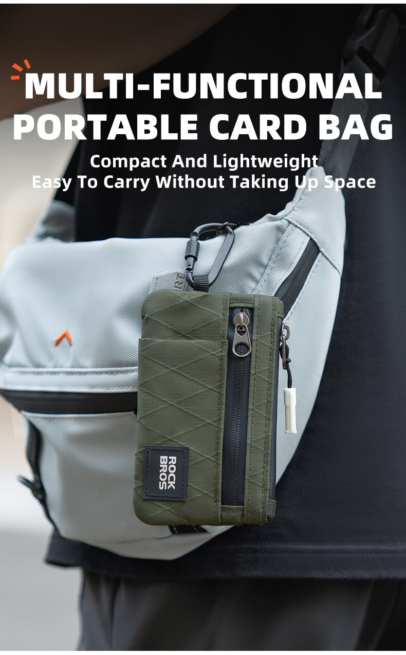 【3-day Delivery】ROCKBROS Multi-functional Portable Card Bag Compact ...