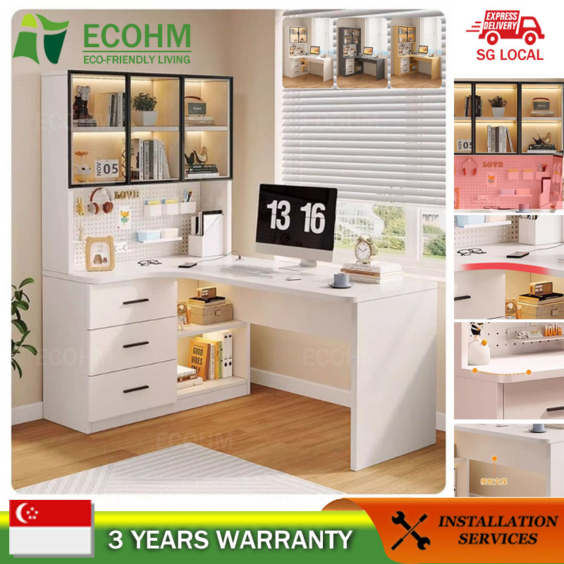 Study Table Corner Computer Table Home Simple Office Student Study Desk ...