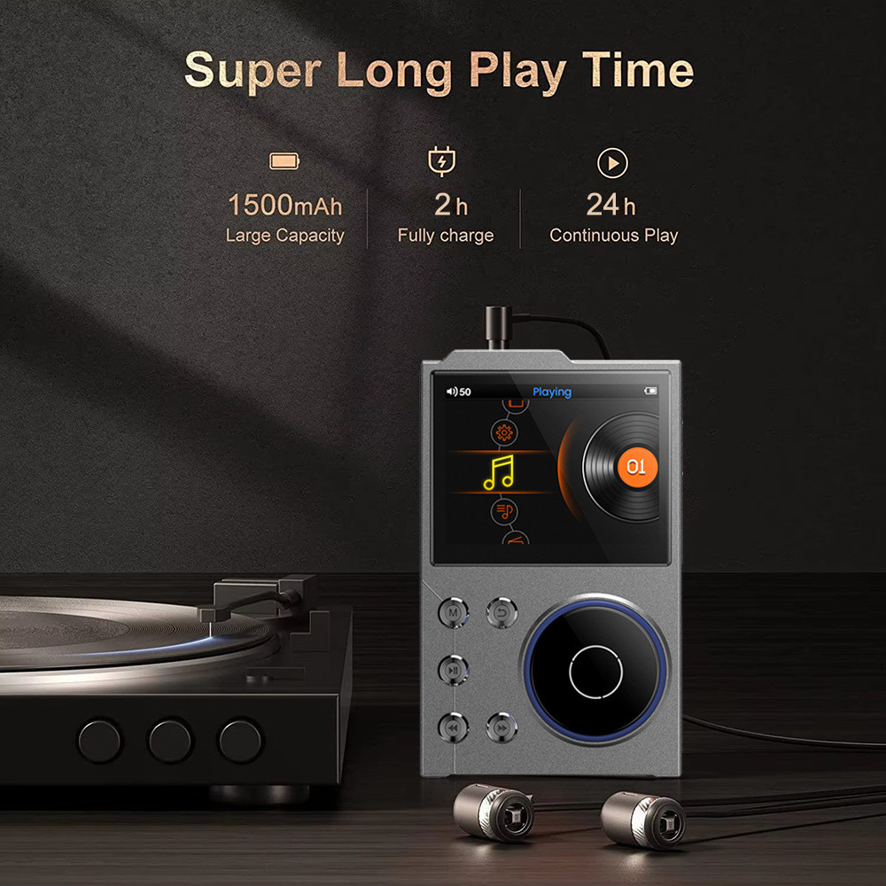 HIFI music player Lossless music DSD256 mastering sound quality Walkman Built-in 16GB Bluetooth ...