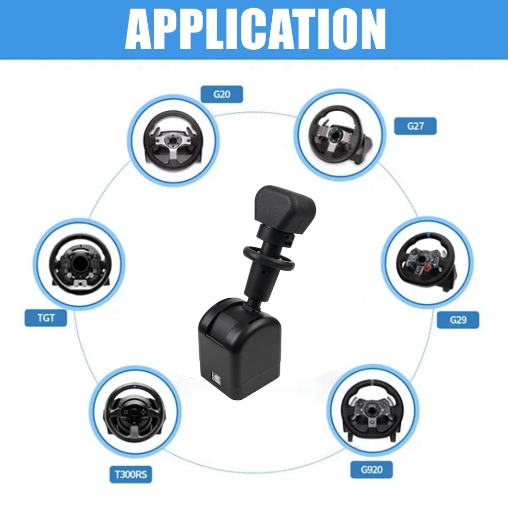 For Logitech G27 G29 G923 Thrustmaster T300 PC USB Handbrake For ETS2 ...