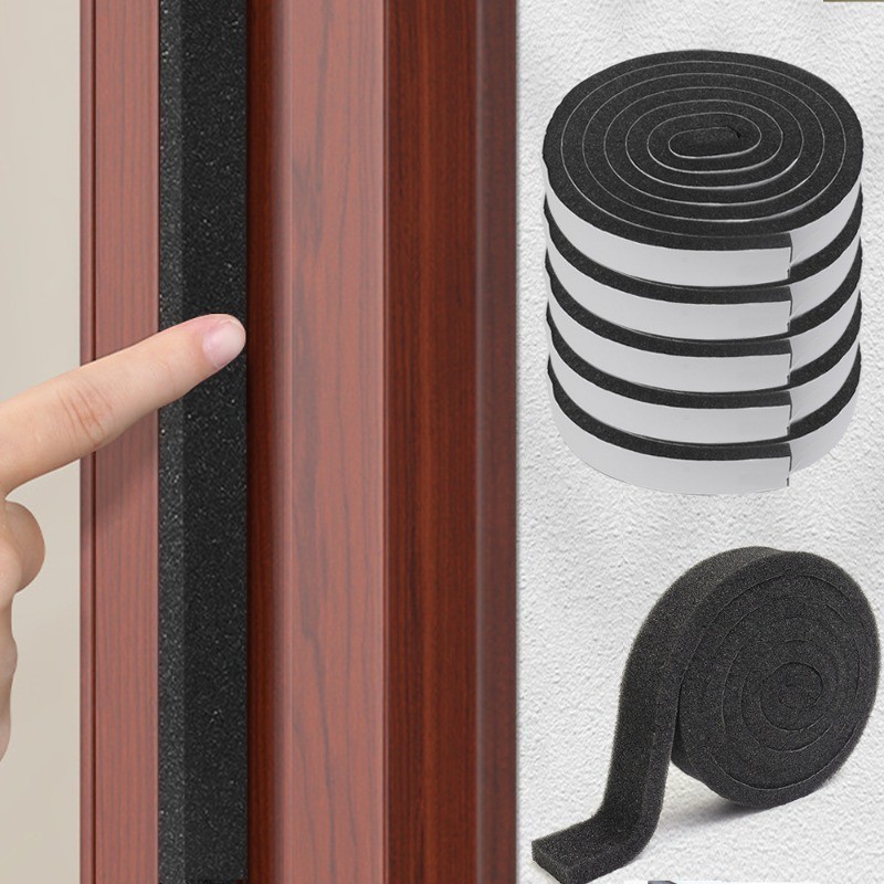 2M Long Self adhesive Sealing Sponge Strips - Foam Anti Collision Tapes ...