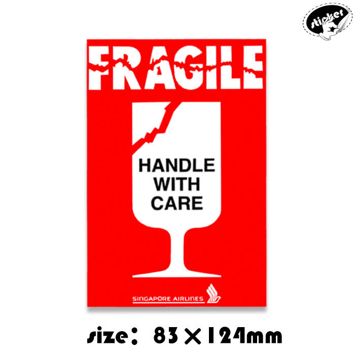 Air Transport Fragile LOGO LOGO rimowa Trolley Travel Luggage Sticker ...