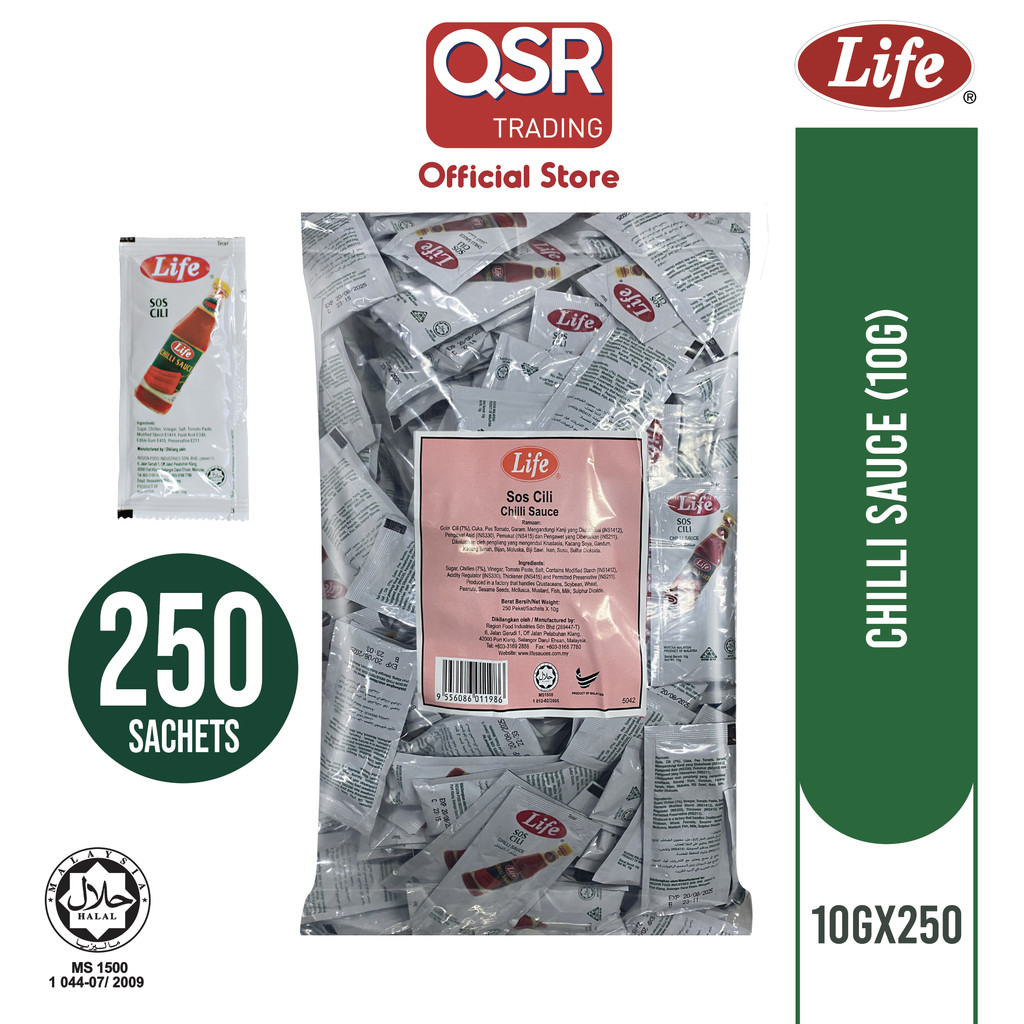 LIFE Chilli Sauce Sachet ( 10g x 250pcs ) | Shopee Singapore