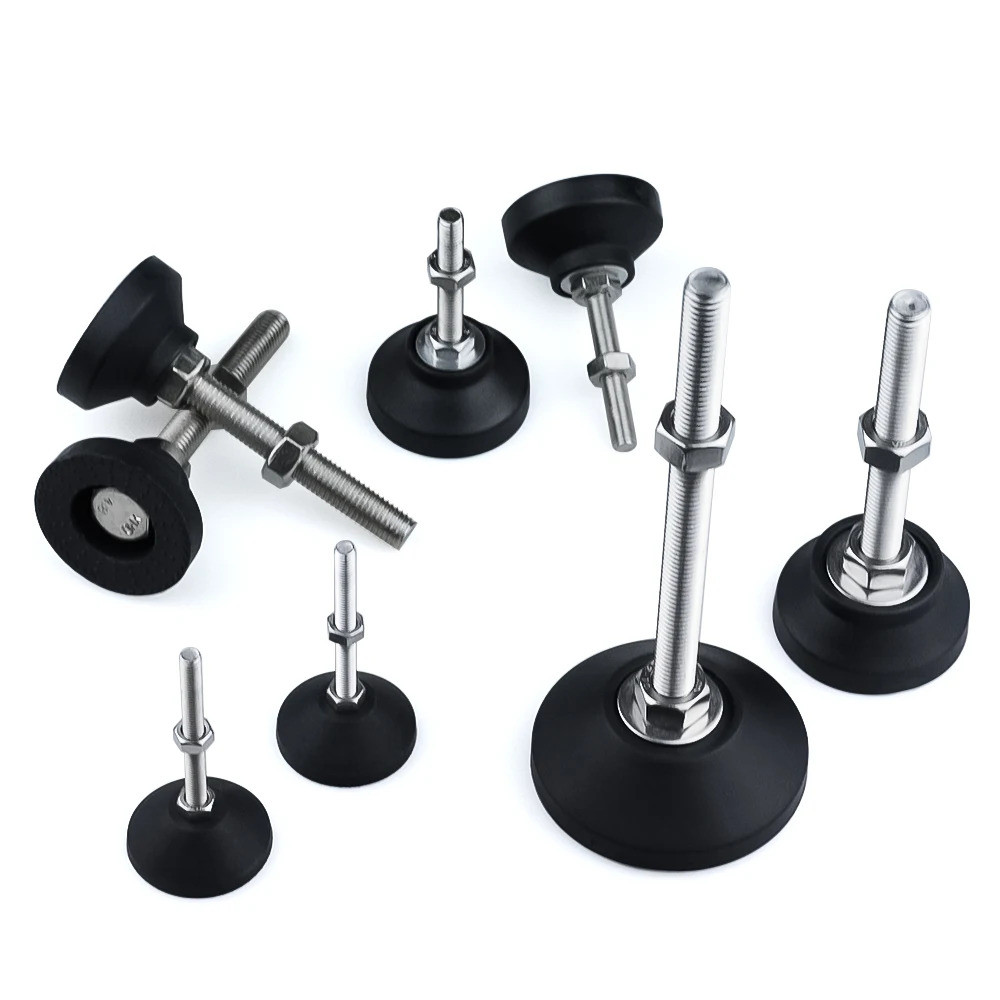 4Pcs M5 M6 M8 M10 M12 Adjustable Lathe Leg Dia 40mm Thread Type SS304 ...