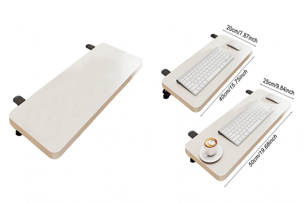 Desk Arm Rest Board Extender Board with Adjustable Clamp Adjustable ...