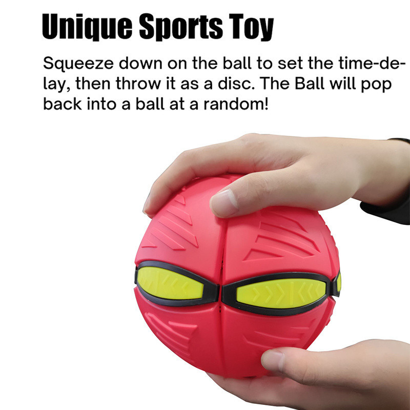 Magic UFO Ball Outdoor Frisbee Ball Flying Saucer Ball Bounce Ball Toy ...