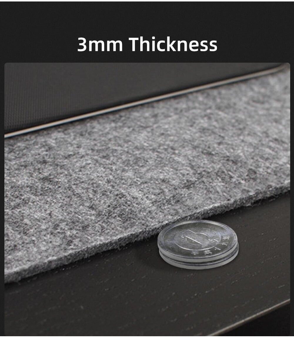 TBTIC Large Size Office Computer Desk Protector Mat Table Wool Felt ...