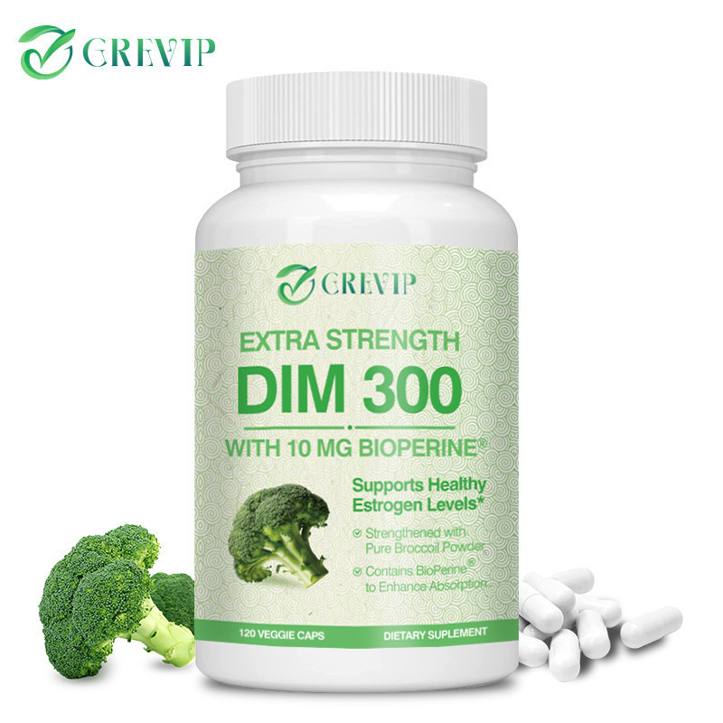 GREVIP DIM Organic Broccoli 300 mg Supplement, | Regulates male and ...
