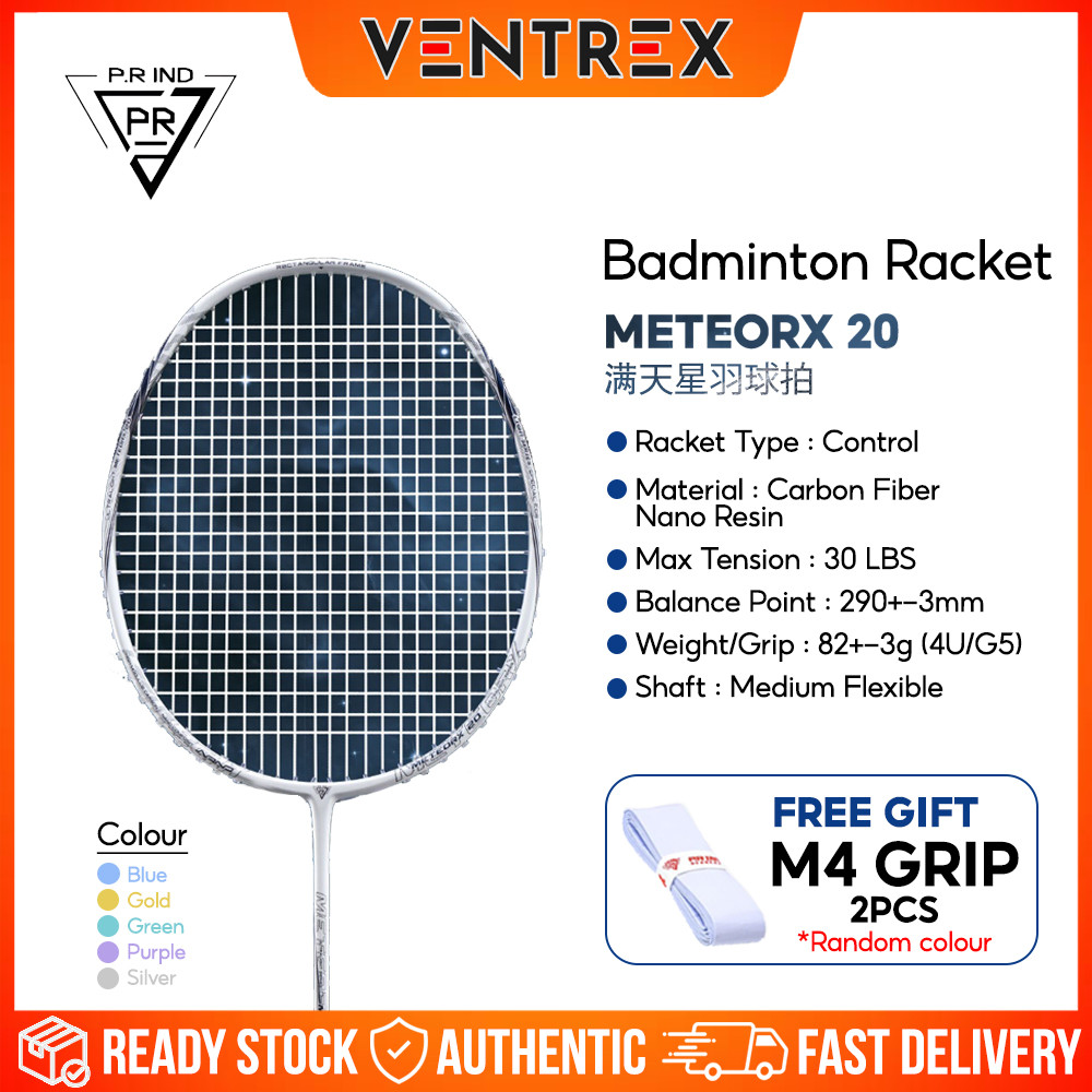 PRIND Racket Meteorx 20 PURUI Racket Badminton Racket Raket Badminton ...