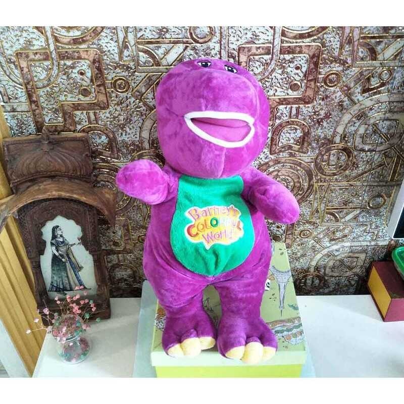 LY 30Cm BArney Ang DinoSAur KAntAHAn Ko KANITAWAN KA Song Purple PluSH ...