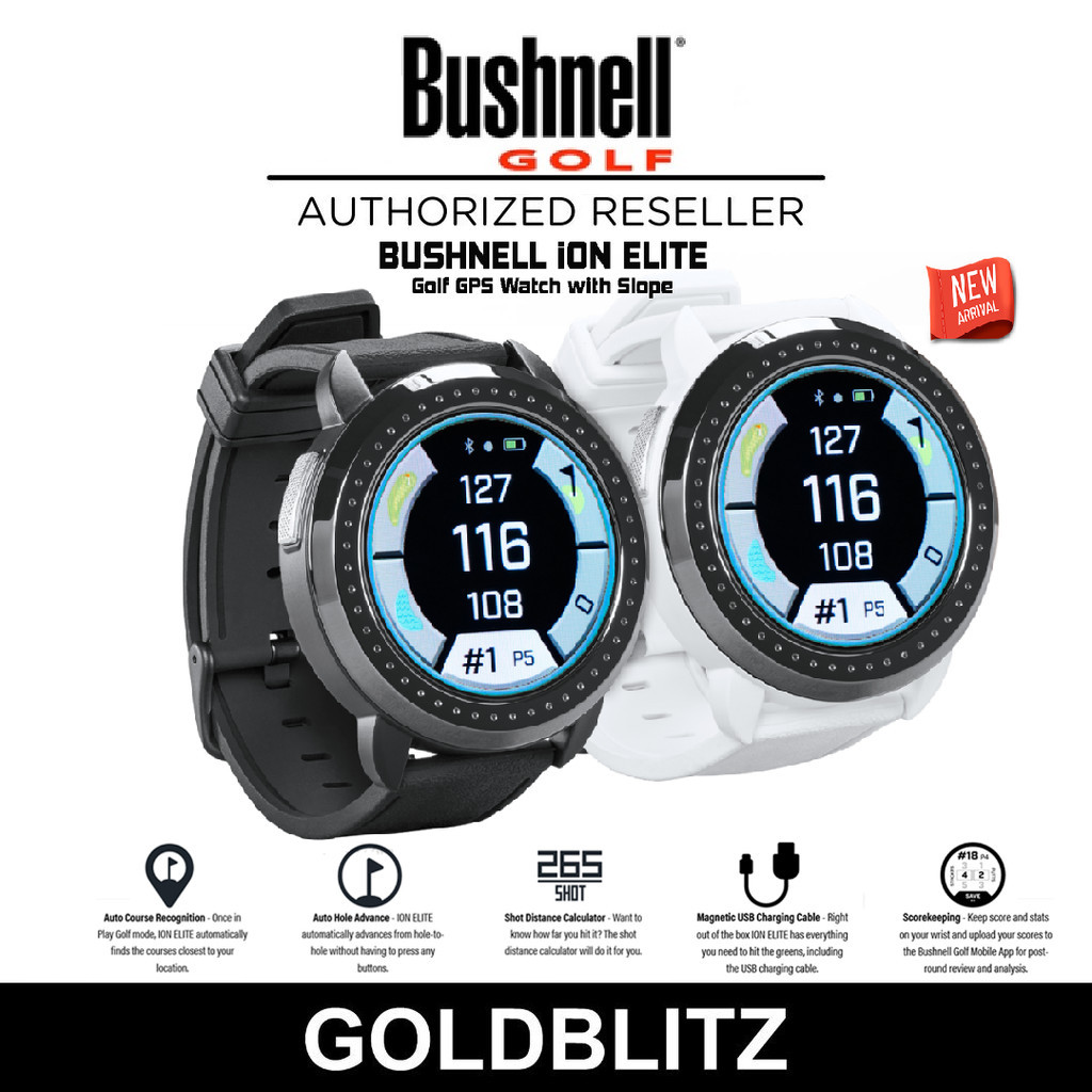 Bushnell Golf iON Elite - Golf GPS watch that features Slope, distances ...