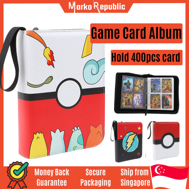 400PCS Pokemon Card Album Card Book TCG Charizard Vmax Gx Playing Cards ...