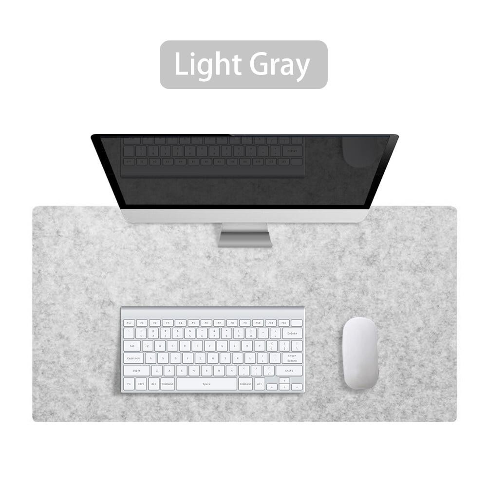 TBTIC Large Size Office Computer Desk Protector Mat Table Wool Felt ...