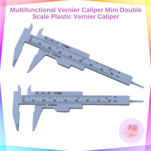 Multifunctional Vernier Caliper Mini Double Scale Plastic Vernier ...