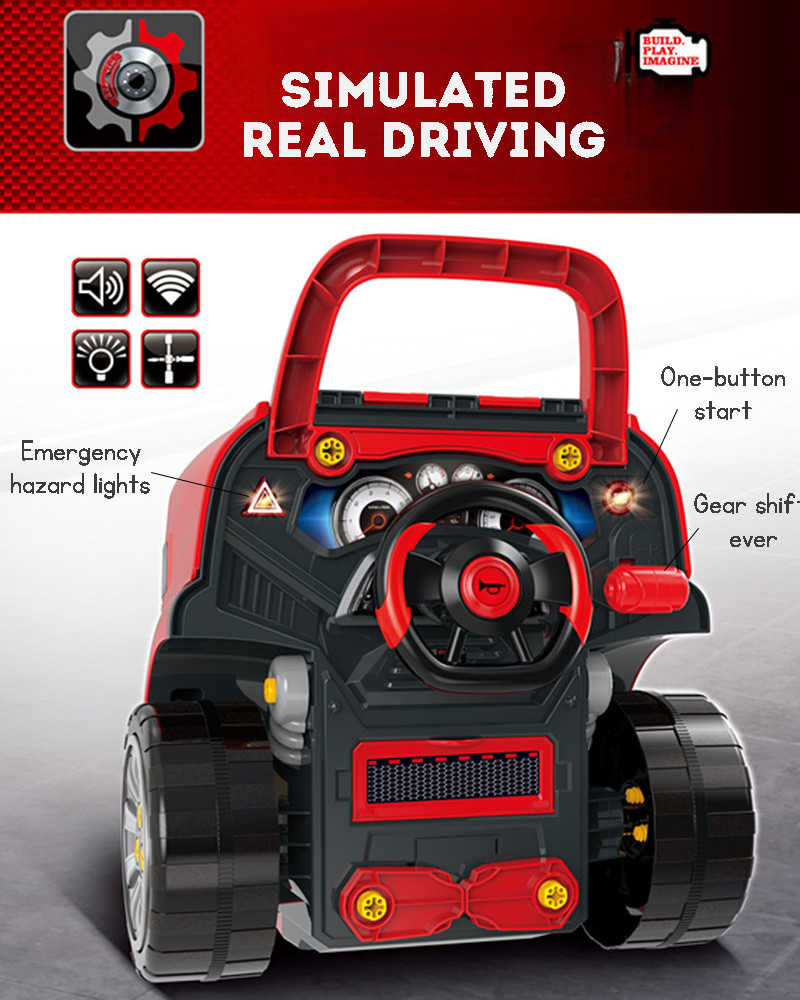 Kids Car Toy Simulate Disassemble and Assemble Remote Control Screw Toy ...