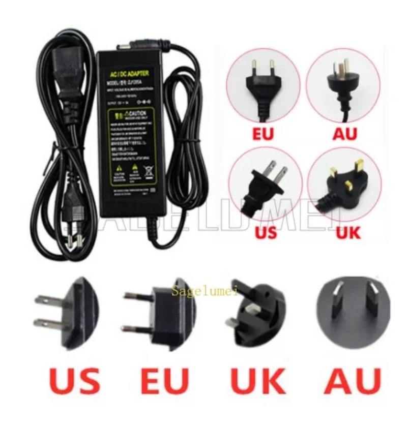 AC 110V - 220V DC 5V 12V 24V Power Supply Adapter 1A 2A 3A 5A 6A 8A 10A 5 12 24 V Volt ...