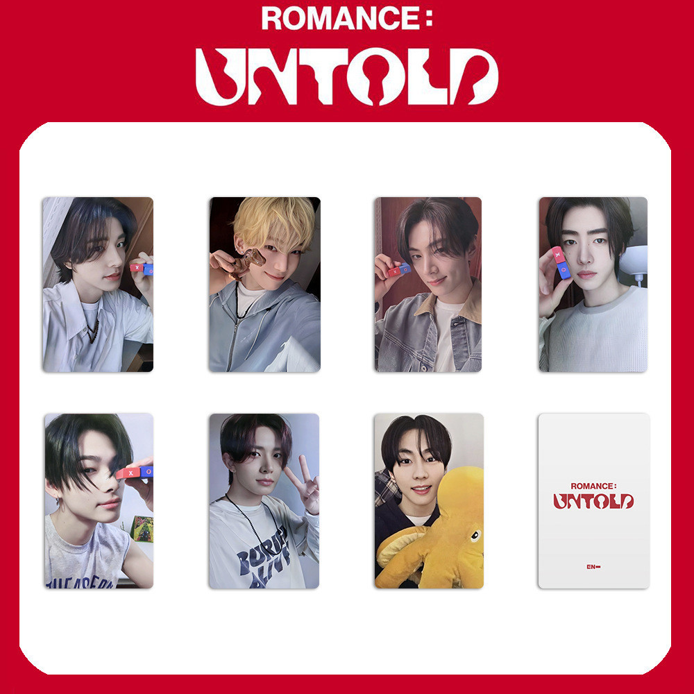 Kpop Idol ENGENE ROMANCE UNTOLD album Photocards INCEPTION Photo Card ...