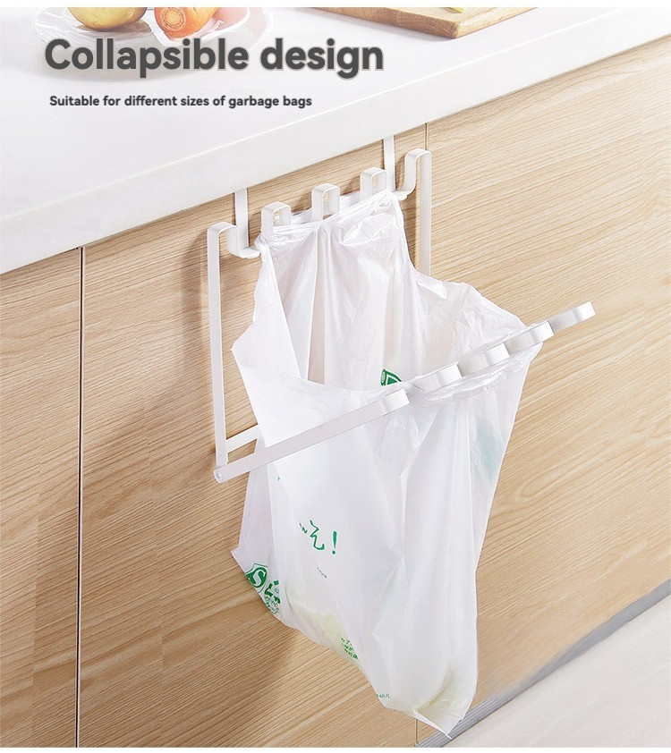 Folding Trash Bag Hanger Plastic Bag Rack Waste Bag Holder | Shopee ...