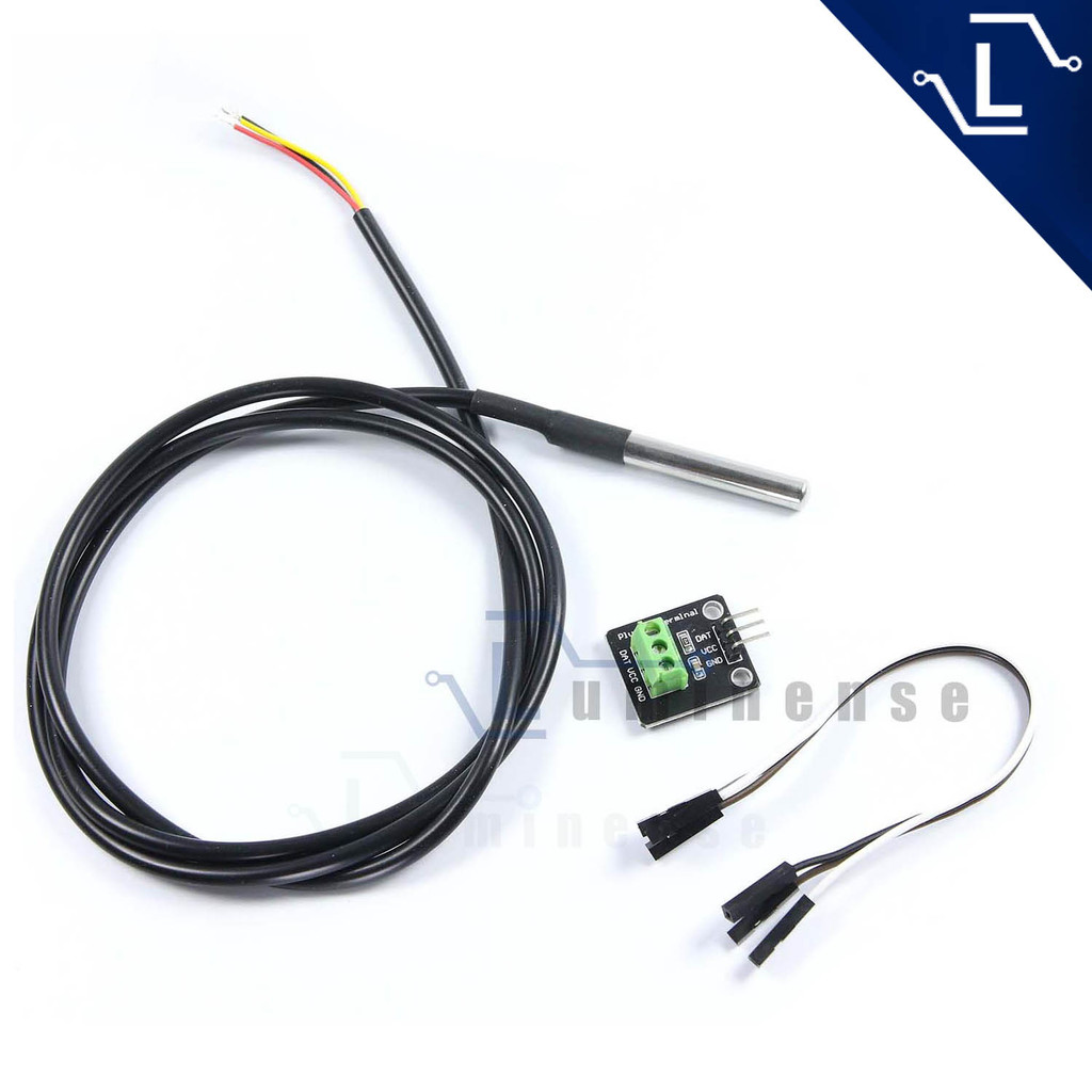 [Luminense] DS18B20 Waterproof Temperature Sensor Module For Arduino ...