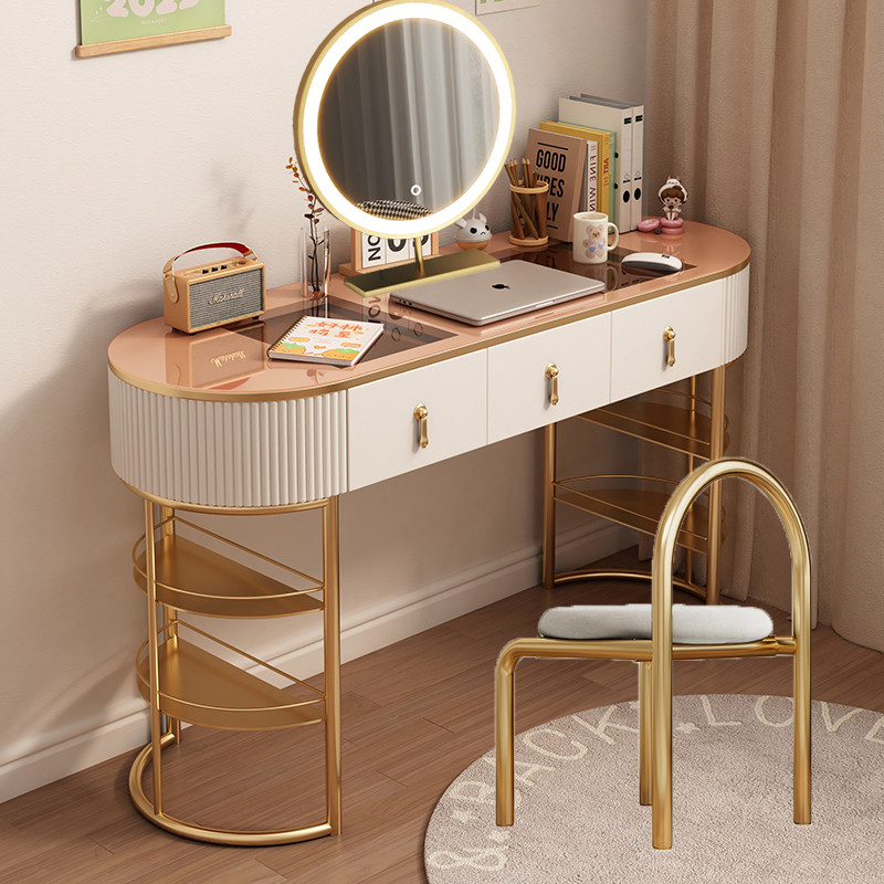 Dressing Table Nordic Simple Small Apartment Dressing Table Storage ...