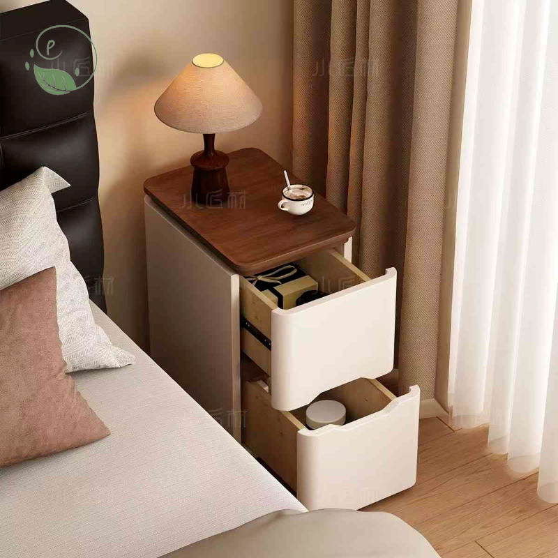 B·Z Bedside table ultra-narrow home bedroom 2025 small extremely narrow ...