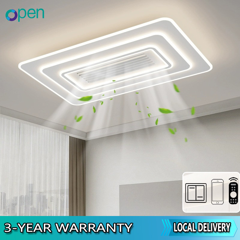 OP Intelligent Fan Light Bladeless LED Light Mijia Smart Anti-flash ...