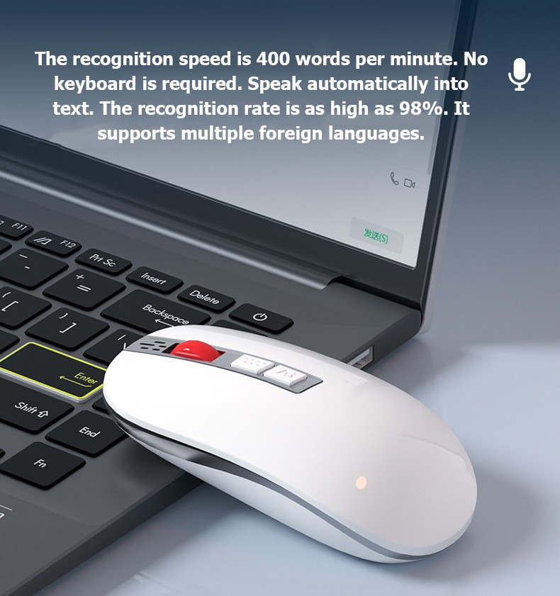 【SG Inventory】AI Bluetooth voice typing mouse, translation copywriting ...