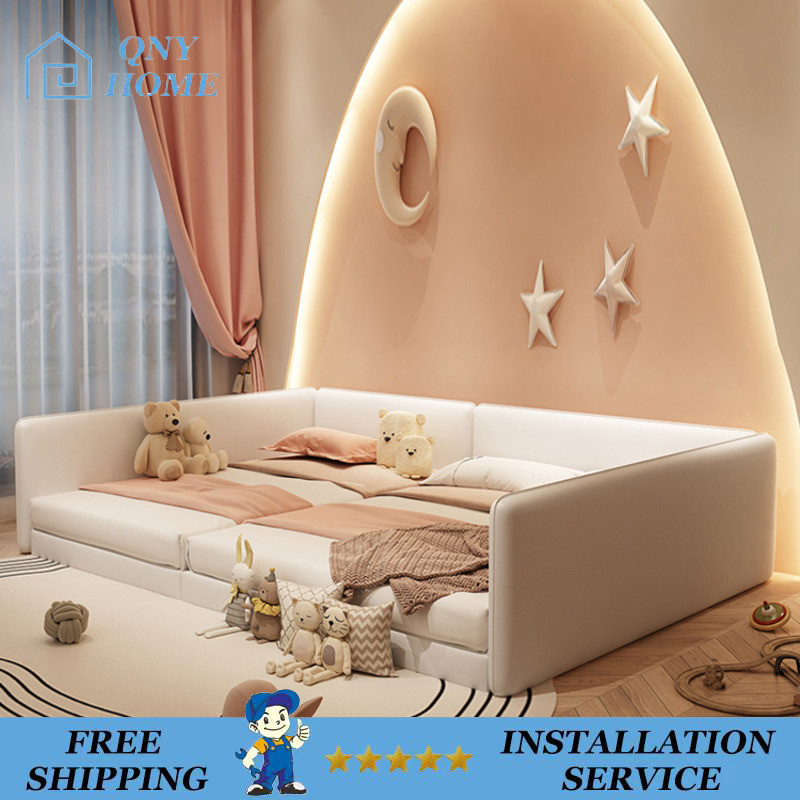 Tatami Parent-child Bed Family Of Four Splicing Bed 2 Meters 2 Fabric ...