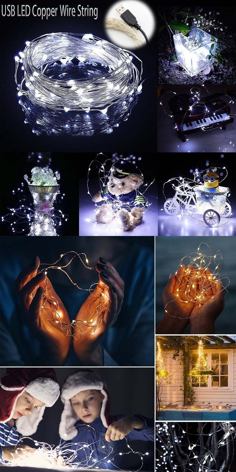 10-LED 1.5M Colorful Star Shaped Light - New Year Party Supplies ...