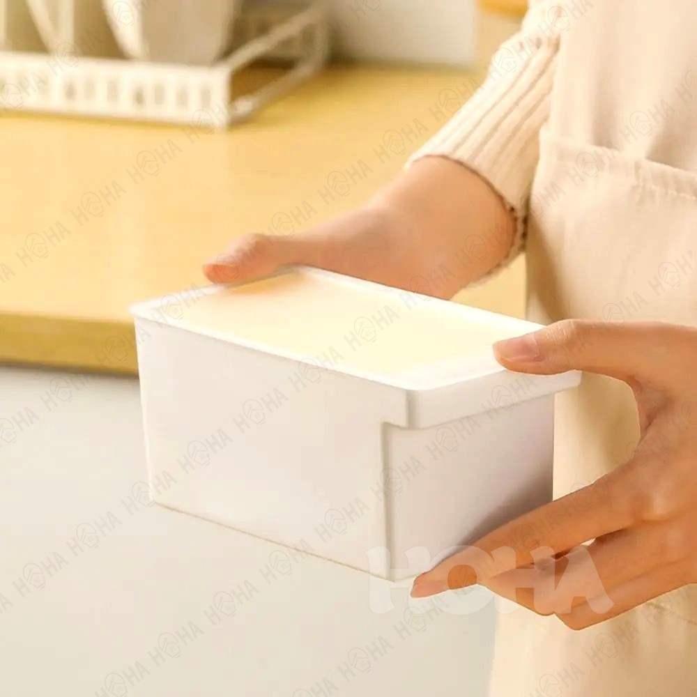 【1 Slice 5g / 10g】Slice Cutting Butter Container Cheese Cube Cut Fridge ...