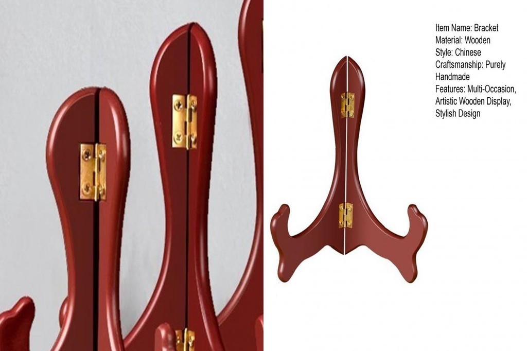 bangla| Prize Showcase Easel Artistic Display Bracket Handmade Wooden ...