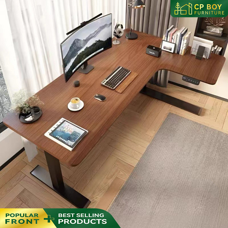 Ssr Electric Adjustable Desk L Shape Electric Height Adjustable 180cm ...