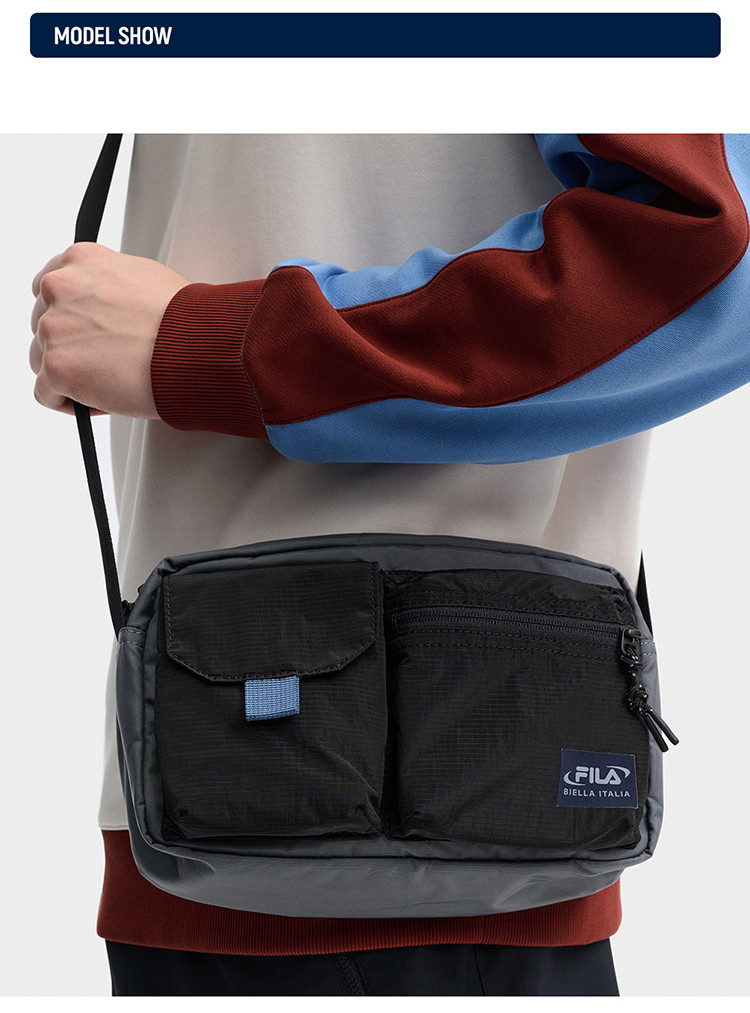 FILA CORE LIFESTYLE ORIGINALE BAGS Men Crossbody Bag (Black) | Shopee ...