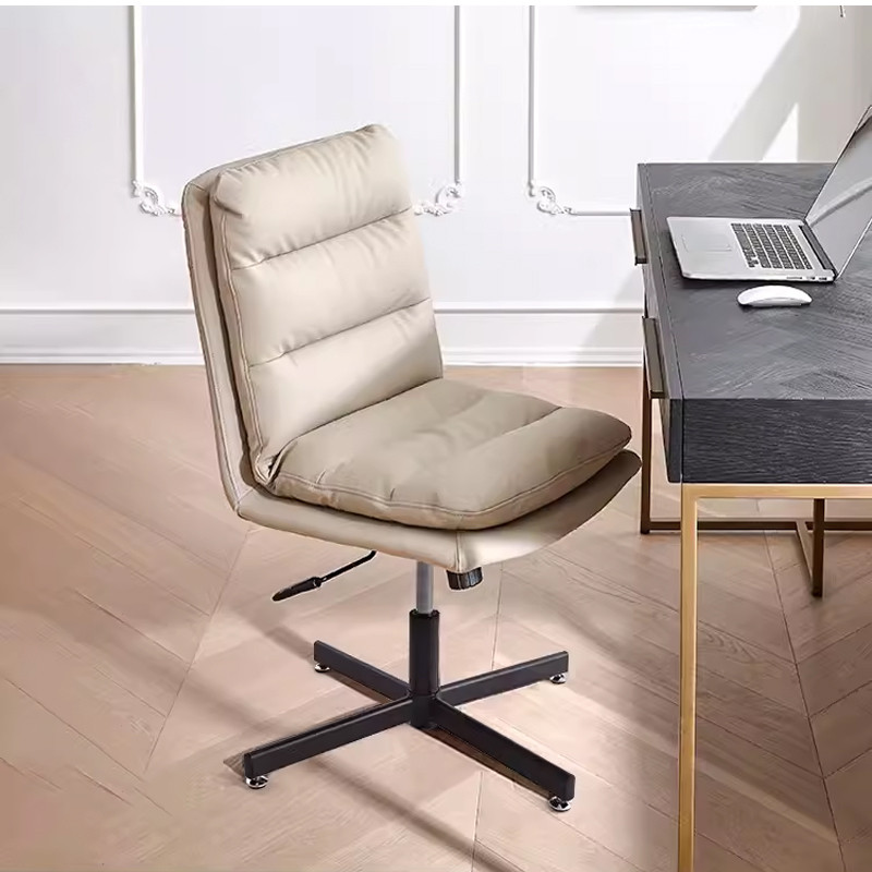 Light Luxury Office Chair Comfortable Genuine Leather Ergonomic Chair ...