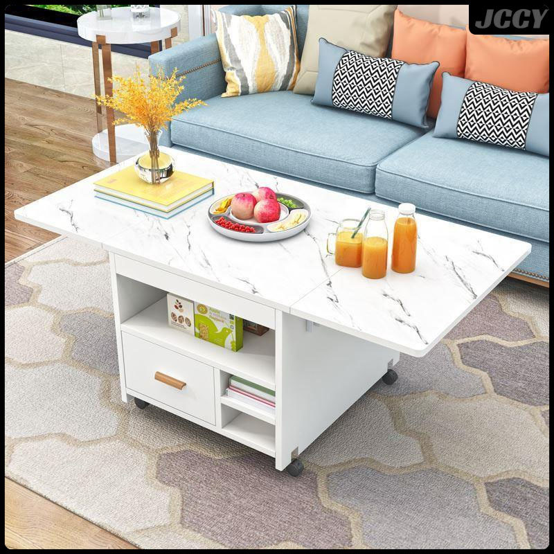 Folding Coffee Table Dining Table Dual-purpose Multifunctional Small ...