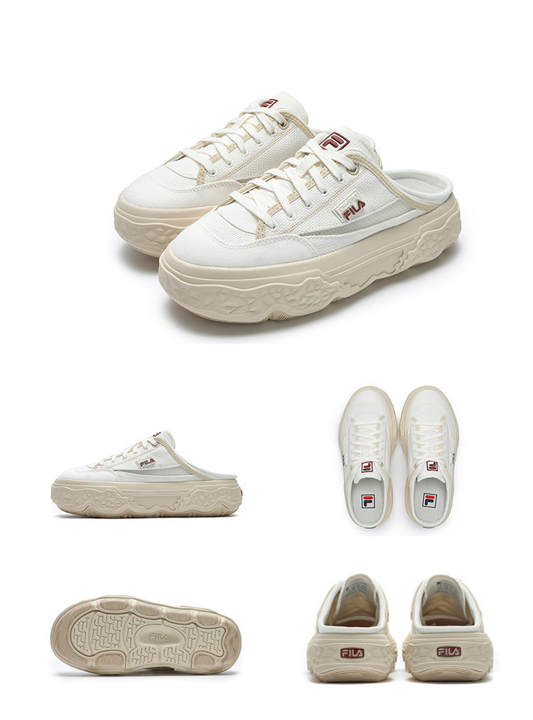 【NEW】FILA CORE FASHION ORIGINALE Rock Mule Women Canvas Shoes (Black ...
