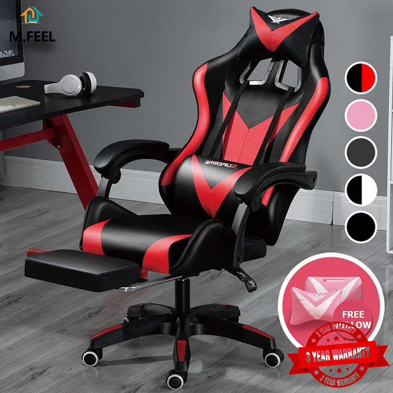 M.feel Gaming Chair Latex Ofis Computer Racing Ergonomic Seat Massage ...
