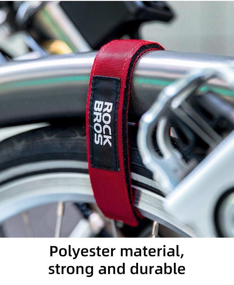 【3-day Delivery】ROCKBROS Foldable Bicycle Fixed Straps Velcro ...
