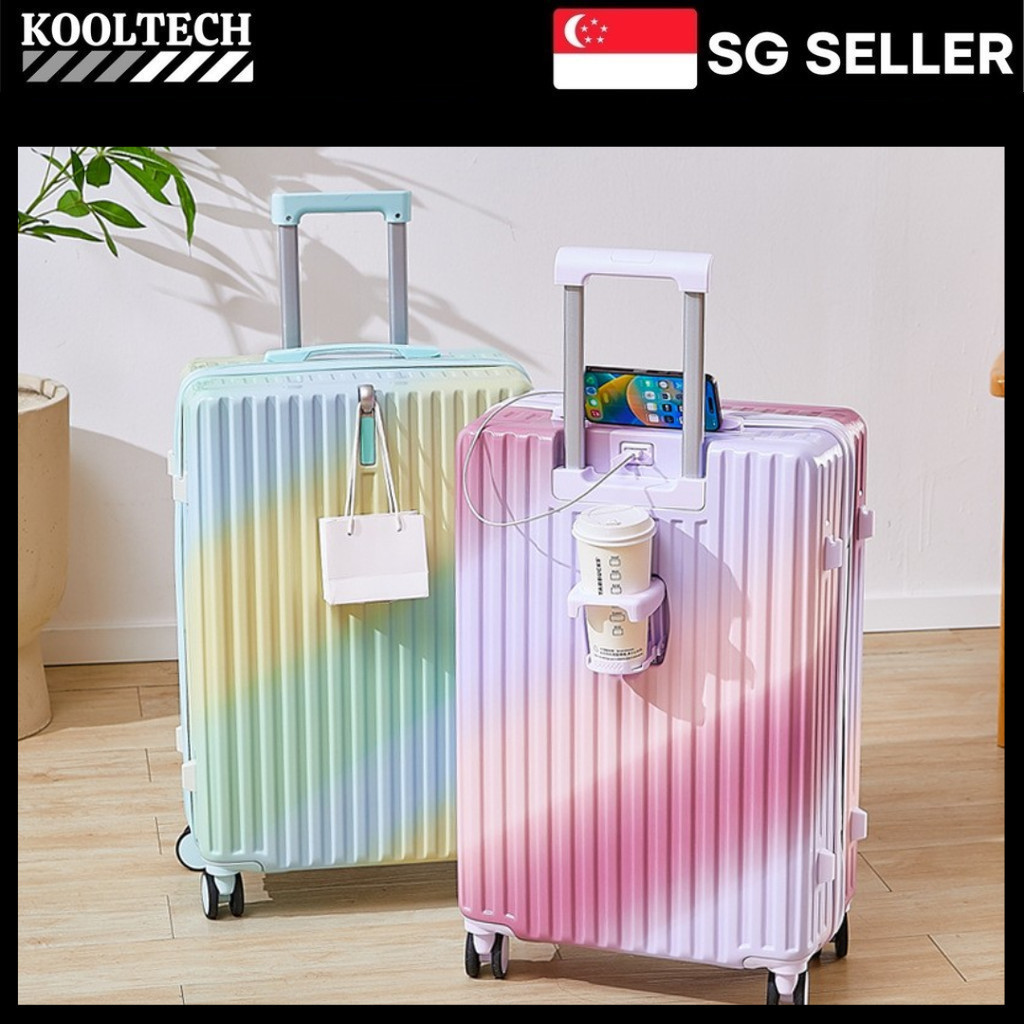 Gradient luggage trolley case for male and female students new 20 inch ...