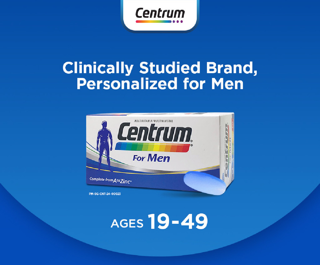 [2 Pack] CENTRUM Multivitamin Supplement for Men, Energy, Vitality ...