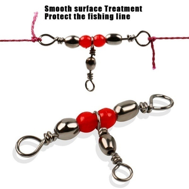 [ Featured ] Fish Hook Splitter - Metal Bearing Swivel - Spring Opening ...