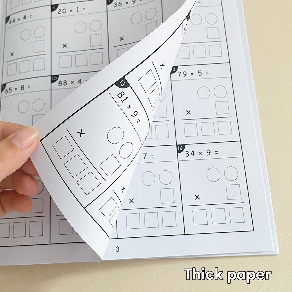 2 Digit Multiplication Workbook – 32 Pages Math Practice Sheets ...