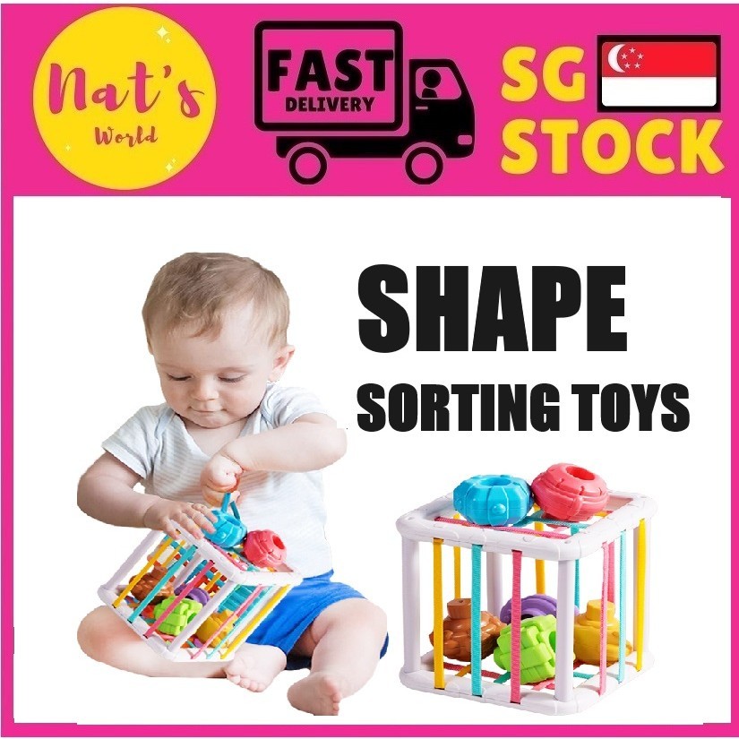BABY Shape Sorting Baby Montessori Learning Educational Toys Children ...