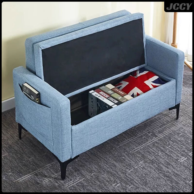 Storage Sofa Nordic Simple Small Fabric Storage Sofa Small Living Room ...