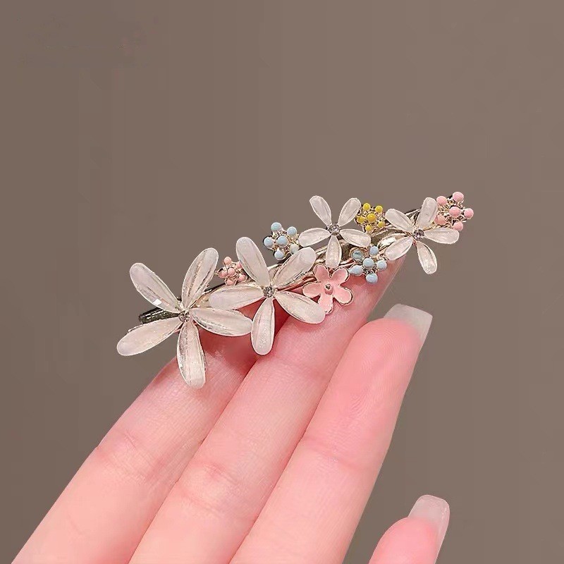 Mauropoli [Ready Stock] Glazed Flower Super Fairy Bangs Side Clip ...