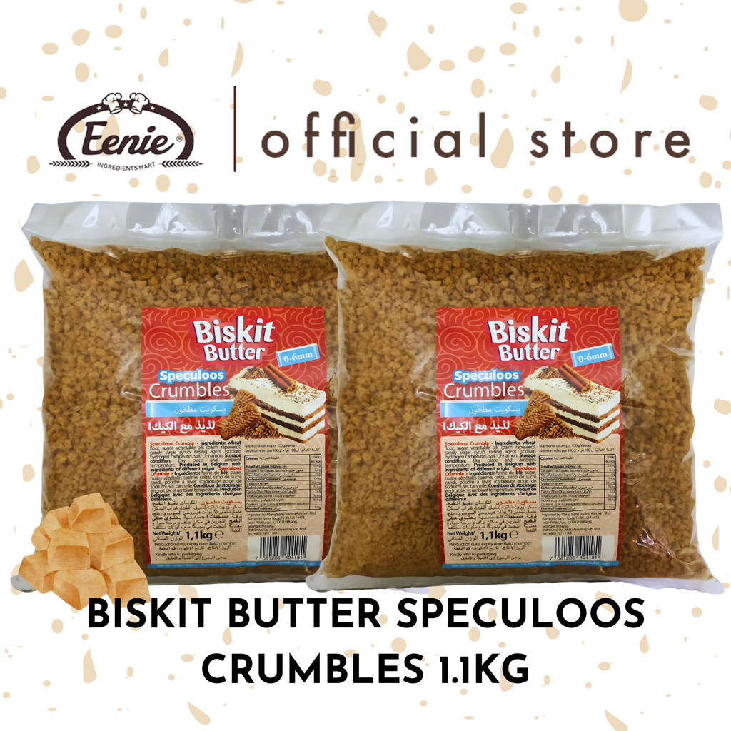 BISKIT BUTTER SPECULOOS CRUMBLE | 1.1KG | Shopee Singapore