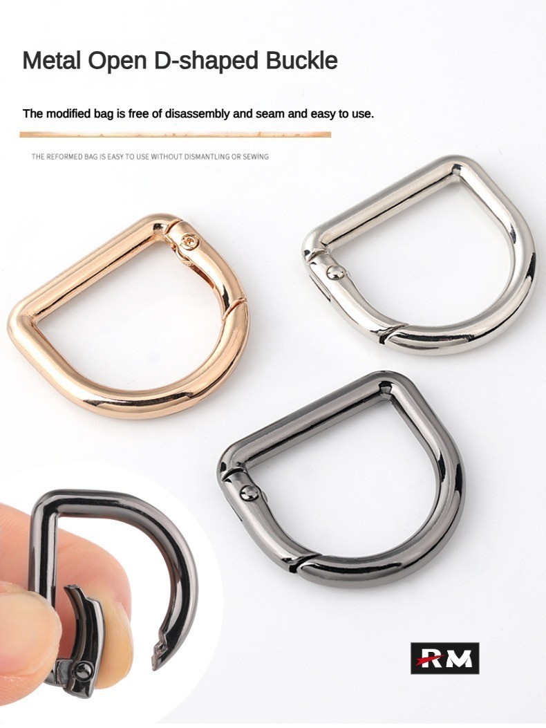 [No Stitching]D-Shaped Spring Ring For Bags 19bag Handbag Crossbody ...